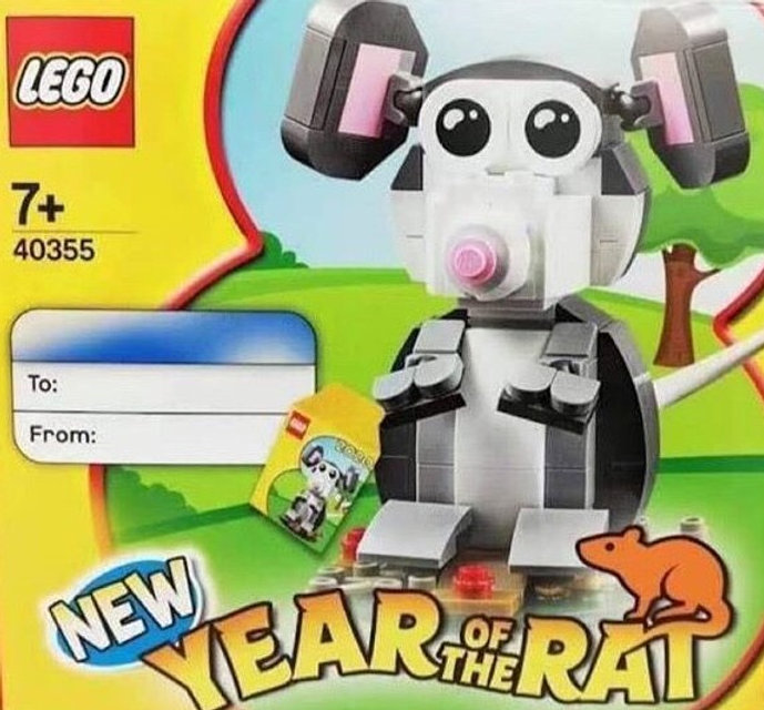 Chinesisches Horoskop 2020 – Jahr der Ratte LEGO Set 40355 Bilder