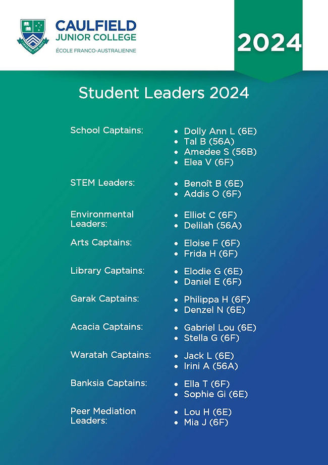 Caulfield Junior College | Learning at CJC