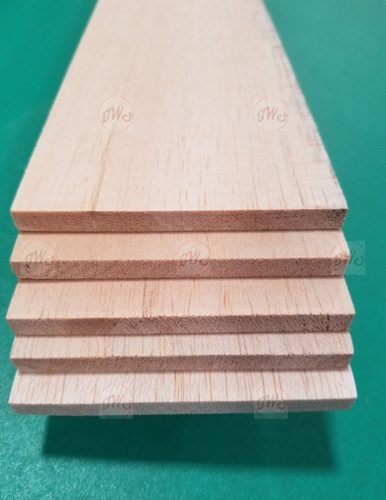 Balsa 1/4 x 3 x 36" 1135 | Balsa Wood Shop