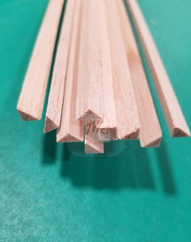 Balsa Triangle 1/4 x 1/4 x 36" 1921 | Balsa Wood Shop