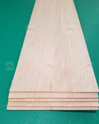 Balsa 3/32 x 6 x 36" 1163 | Balsa Wood Shop