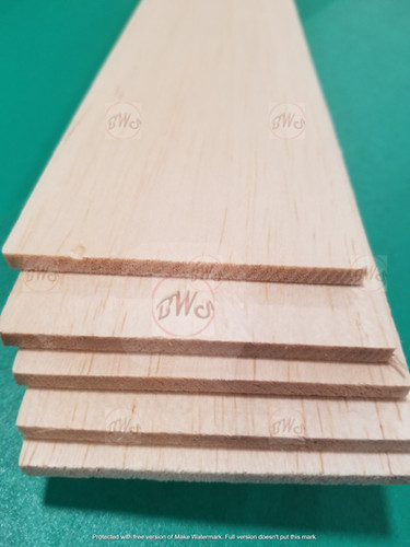 Contest Balsa 3/16 x 3 x 36" 1964 | Balsa Wood Shop