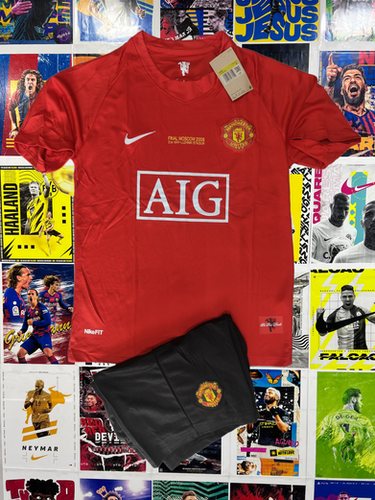 Manchester United (Home) 2007/08 Retro Kit | The Jersey Hub