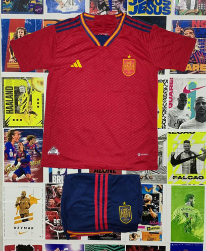Spain Qatar World Cup (Home) Kit | The Jersey Hub