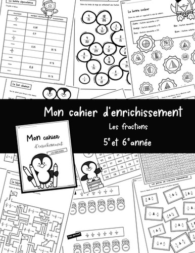 Cahier d'enrichissement- Les fractions | La classe de Catherine