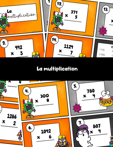 Multiplications d'Halloween | La classe de Catherine