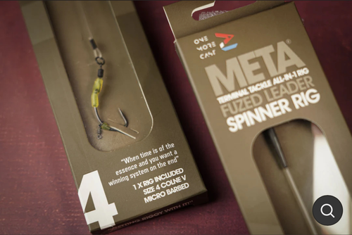 META TERMINAL TACKLE ALL-IN-1 FUZED LEADER LEAD CLIP CORNALINER SPINNER ...