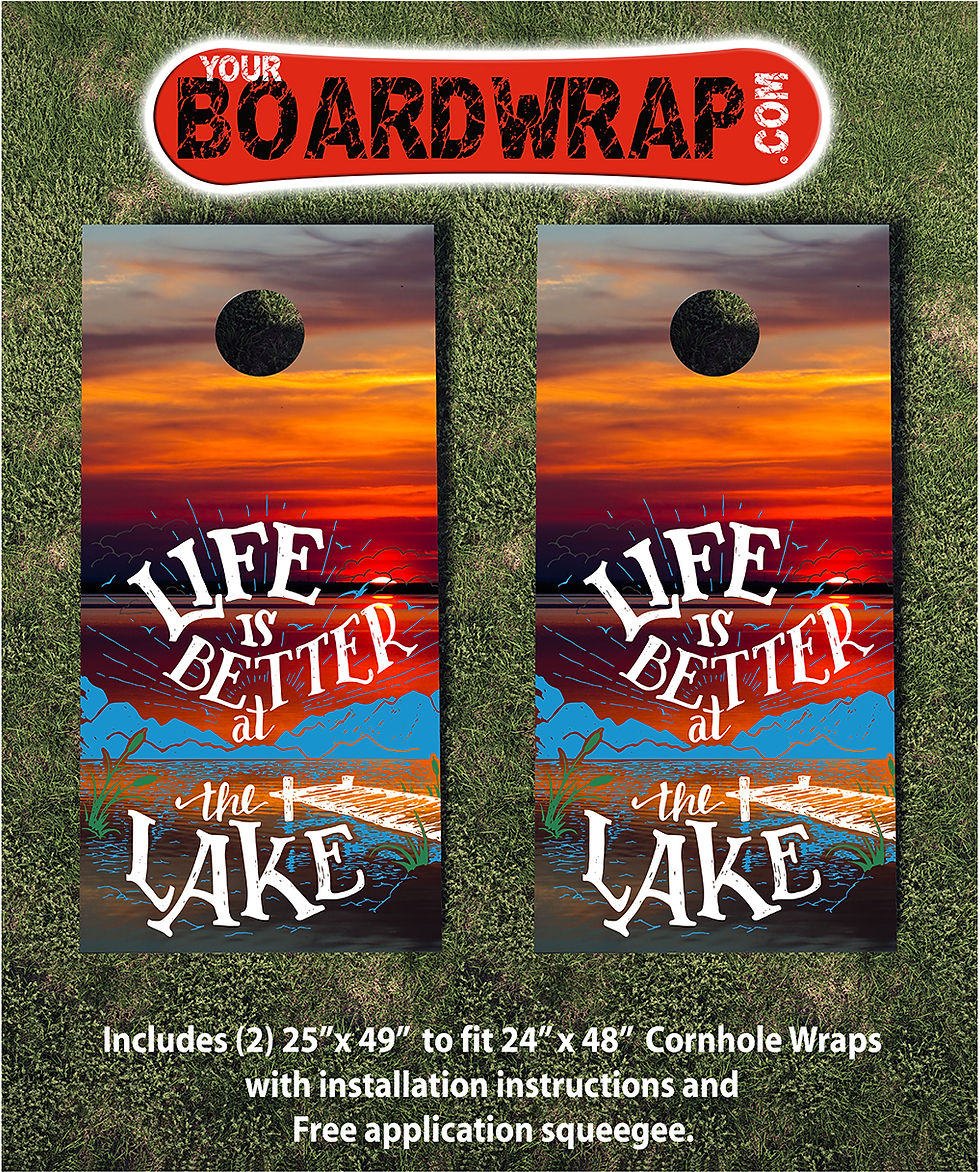 Snowboard Wraps Store | Cornhole Wraps Store | YourBoardWrap.com