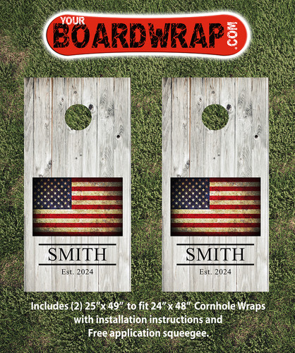 Custom Cornhole Wrap 737 | yourboardwrap