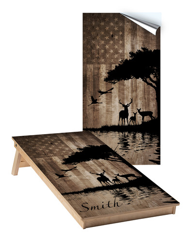 Custom Cornhole Wrap 826 | YourBoardWrap.com