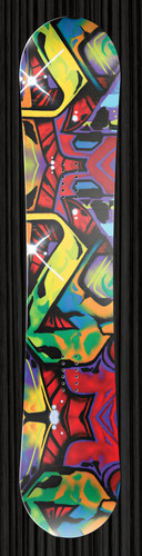 Graffiti Snowboard Wrap 158 | Graffiti Paint Snowboard
