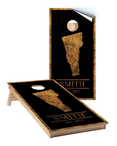 Cornhole Wrap 569 Vermont | YourBoardWrap.com