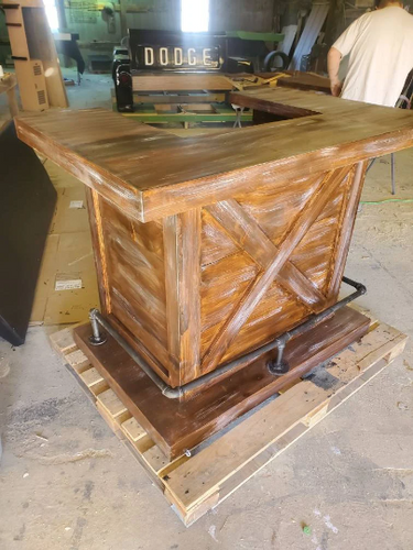 Rustic Bar | Car Crazy Furniture