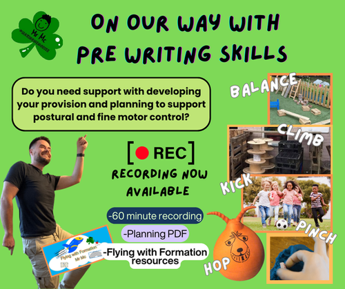Recording: On our way with pre writing skills | On Track With Mr Mc