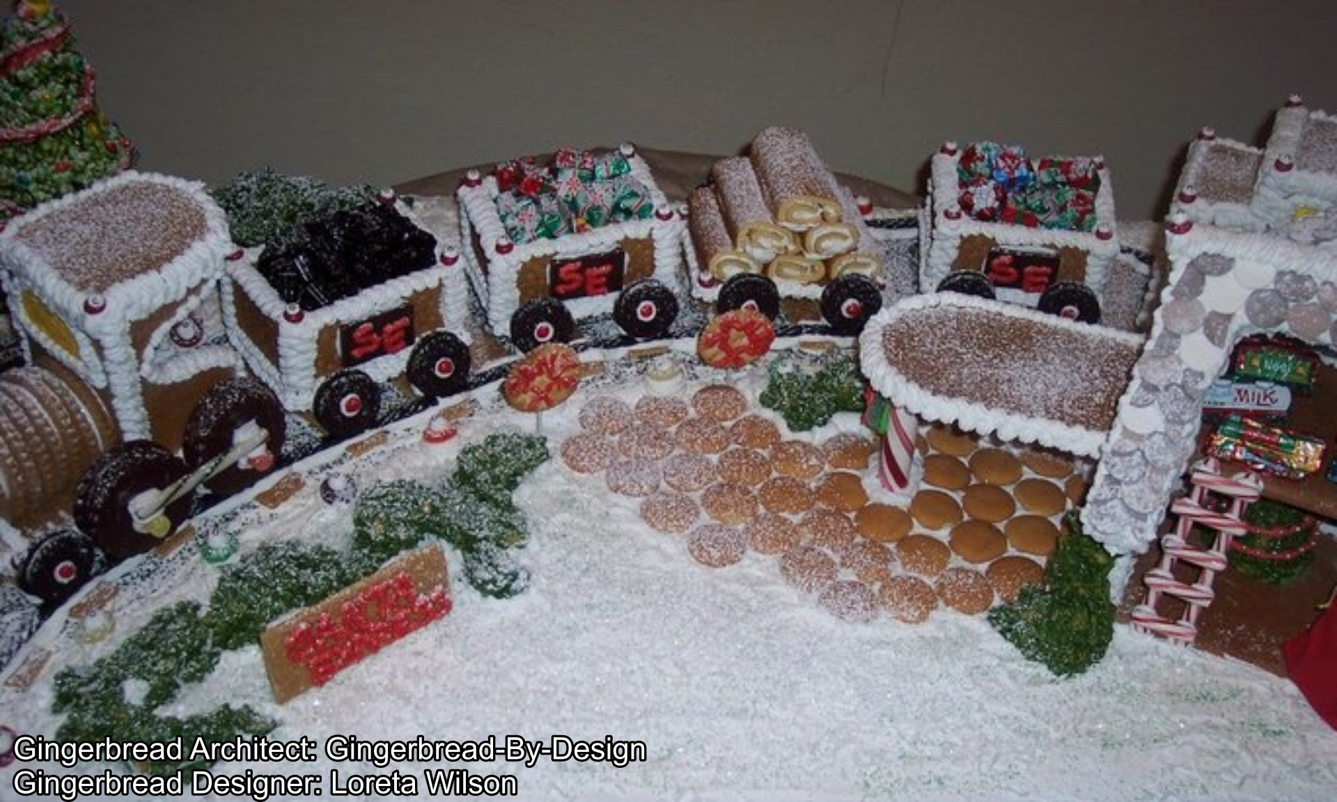 Santa Express Gingerbread Train Template by Gingerbread-By-Design