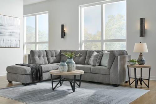 Marleton Gray 2pc Sectional (LSF) | All American