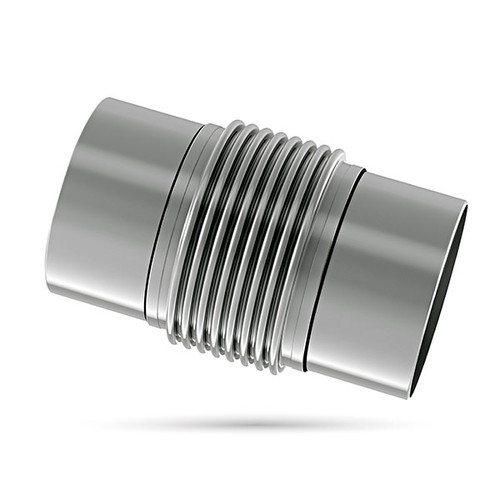 2.5 bar - RVS 321 Compensator met S235 stalen laseinden - Type E | FlexInd