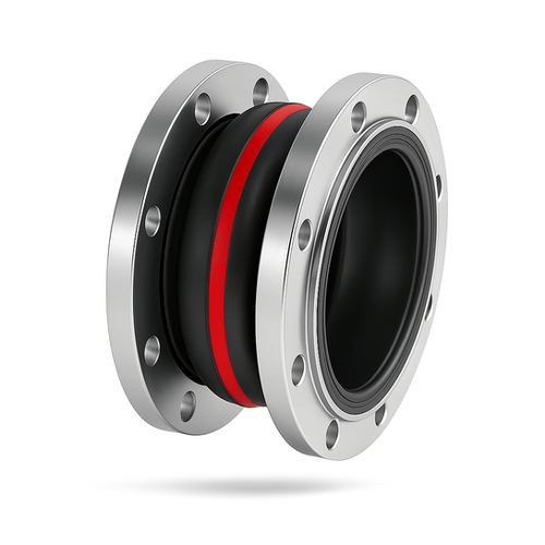 Rubber compensator with flanges EPDM PN 10/16 L=130 | FlexInd