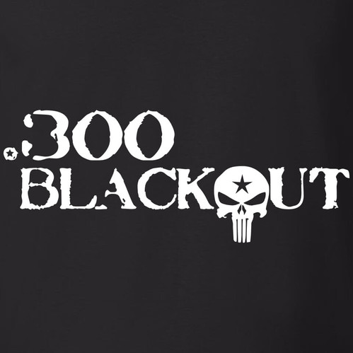300 Blackout Logo 300 AAC Blackout (300 BLK) Stencils For Guns,