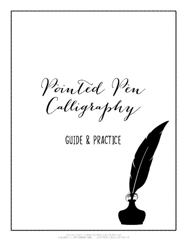 Learn the Basics of Dip Pen Calligraphy