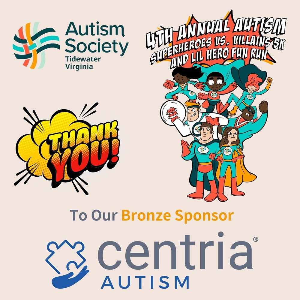 Thank you Centria Autism for being a Bronze Sponsor