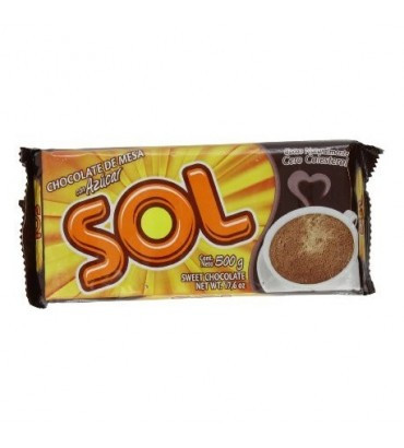 CHOCOLATE SOL X 500GR | Supermercados Eco