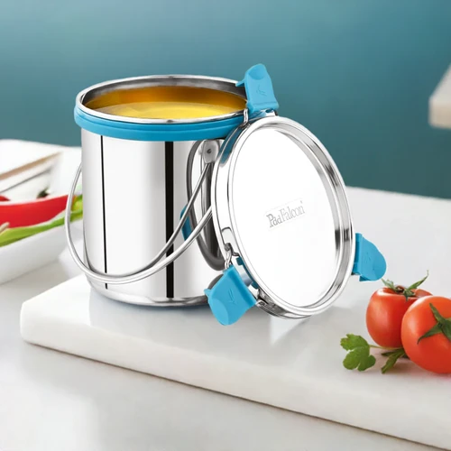 Falcon Milk Can/Oil Can/Milk Barni/Oil Pot with Lid, 1050ML | B M Metal ...