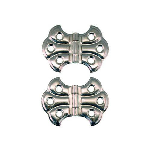 Pair Steel Art Deco Cabinet Hinges | charleston-hardware