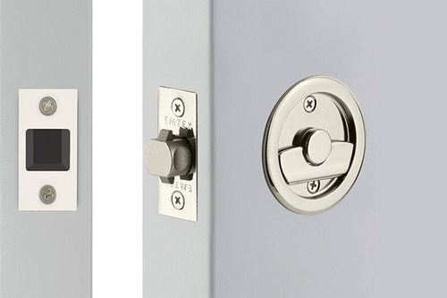 Round Tubular Pocket Door Lock | charleston-hardware