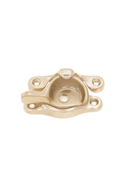 Small Brass Window Lock | charleston-hardware