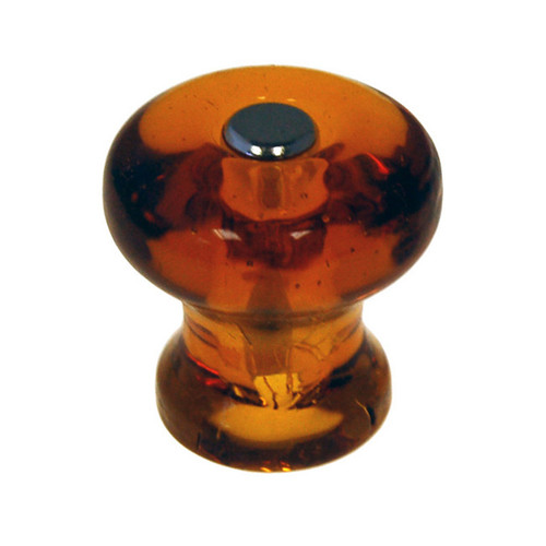 Round Plain Glass Cupboard Knob | charleston-hardware