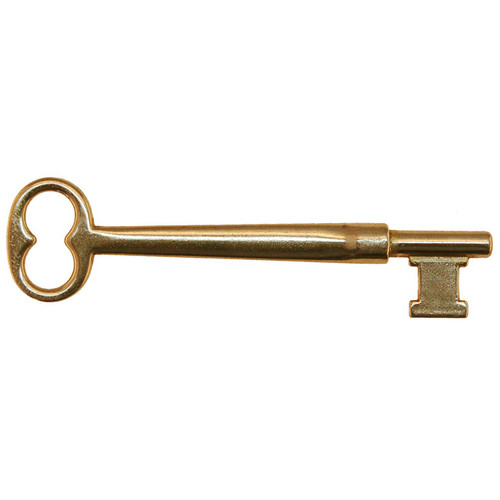 Our Most Common Brass Skeleton Key | charleston-hardware