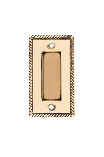 Rope Window Lift/Small Pocket Handle | charleston-hardware
