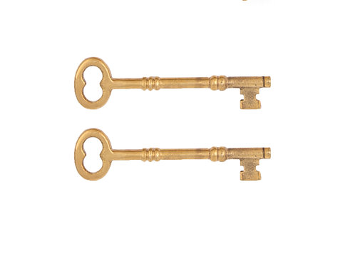 Brass Keys #6001.US3A | charleston-hardware
