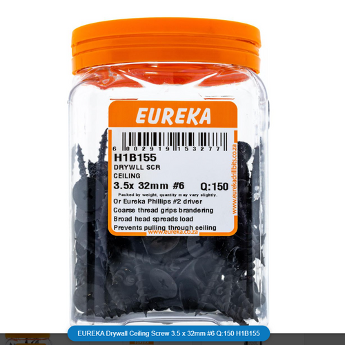 H1B155 Drywall Screw Ceiling 3.5mm x 32mm QTY 150 | PVC CEILINGS