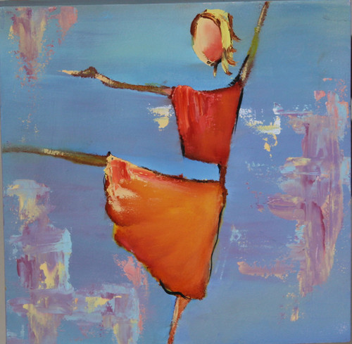 AK1598 An Abstract Dance of Colors - 3 Set Piece | Oil Painting | PVC ...