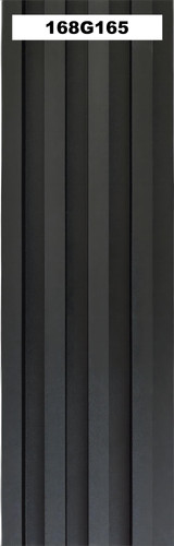 168G165 WPC Slat Wall Cladding Charcoal | Black | PVC CEILINGS
