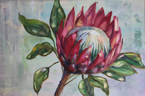 AK1572 The Protea's Tale | Oil Painting | PVC CEILINGS