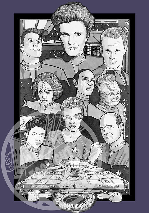 coloring pages star treck