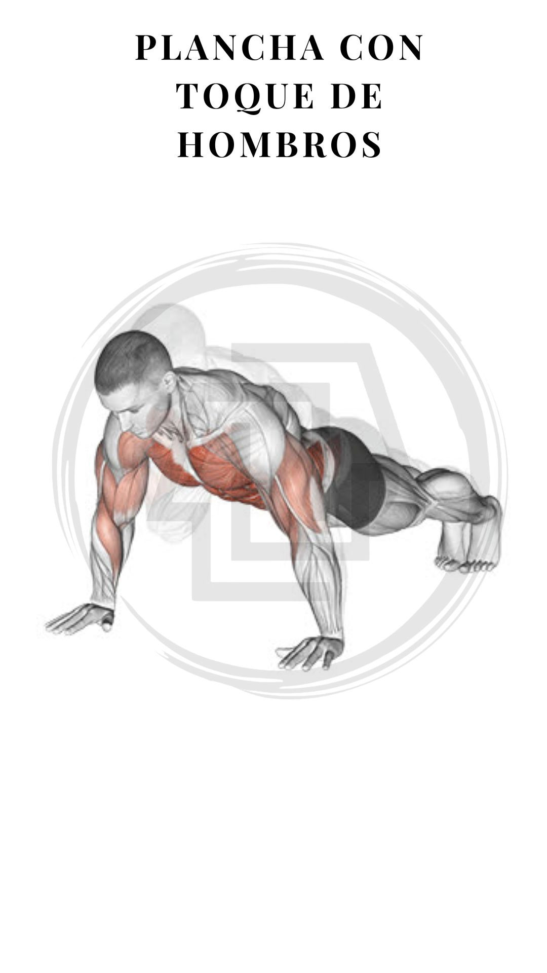 Plancha con toque de hombros