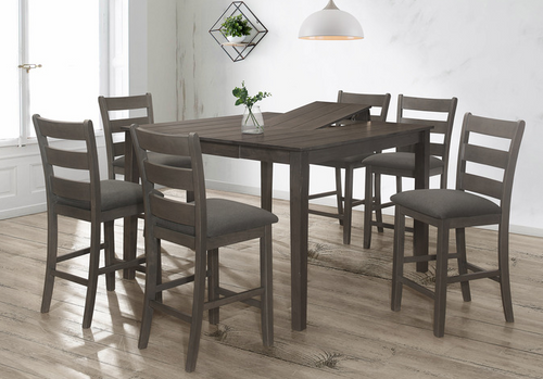Sammuel 7 PC Counter Height Dinette Set | Mysite
