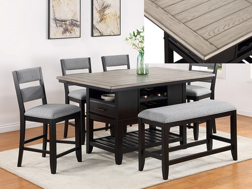Frey Counter Height Dining Set (6 -Piece) | Mysite