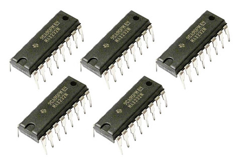 MAX232 IC- Serial Programming Driver/Receiver IC Pack of 5pcs ...