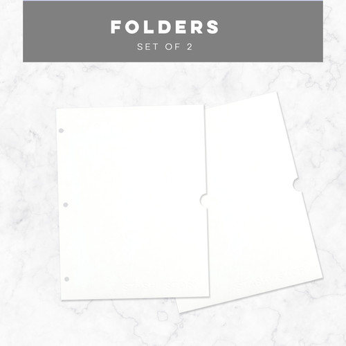 Folders for modern baby book | stash-story