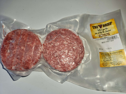 Beef Patties 6oz 4pack | Tri J Beef