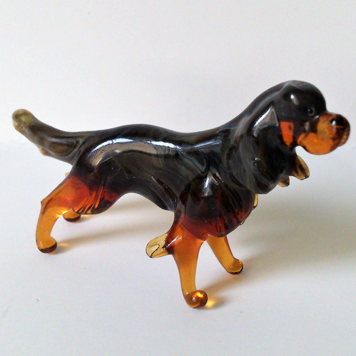 Scottish Setter Gordon | Glass Souvenirs Shop | Handmade