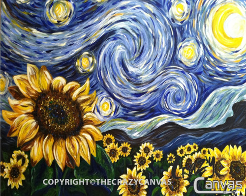 Starry Night Sunflowers | Mysite