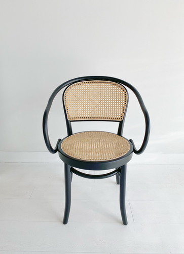 No. 210 Thonet Chair - black/woven cane | Sie Collection