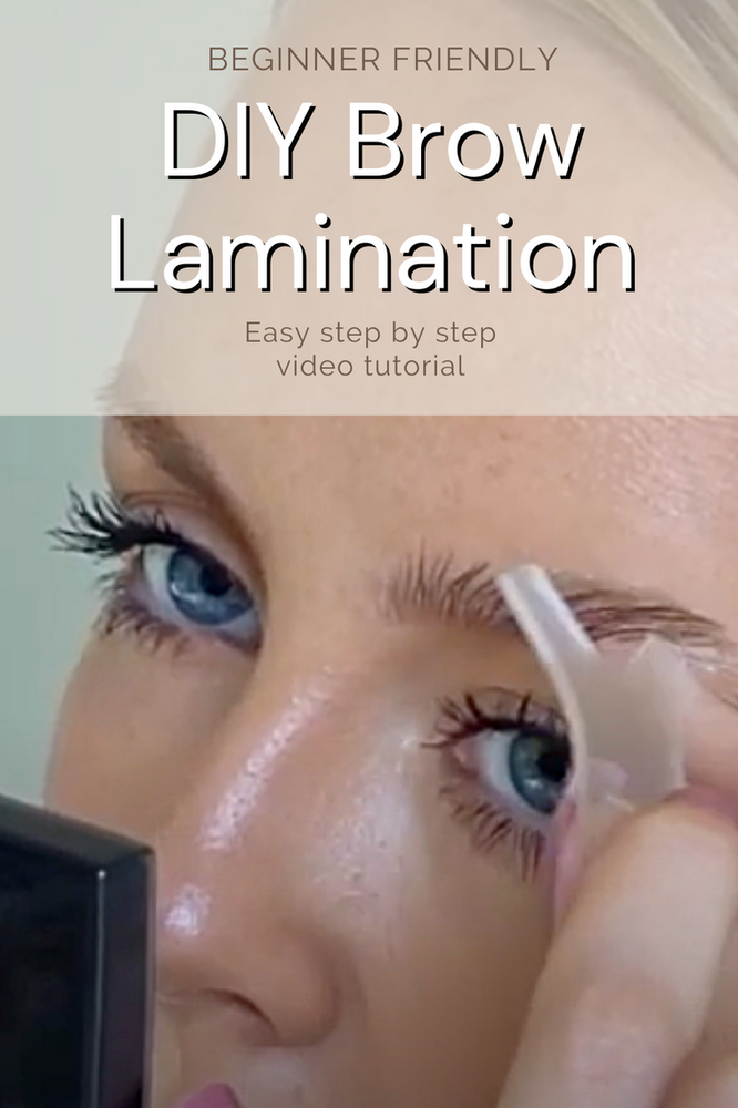 Easy DIY Brow Lamination at Home - for beginners