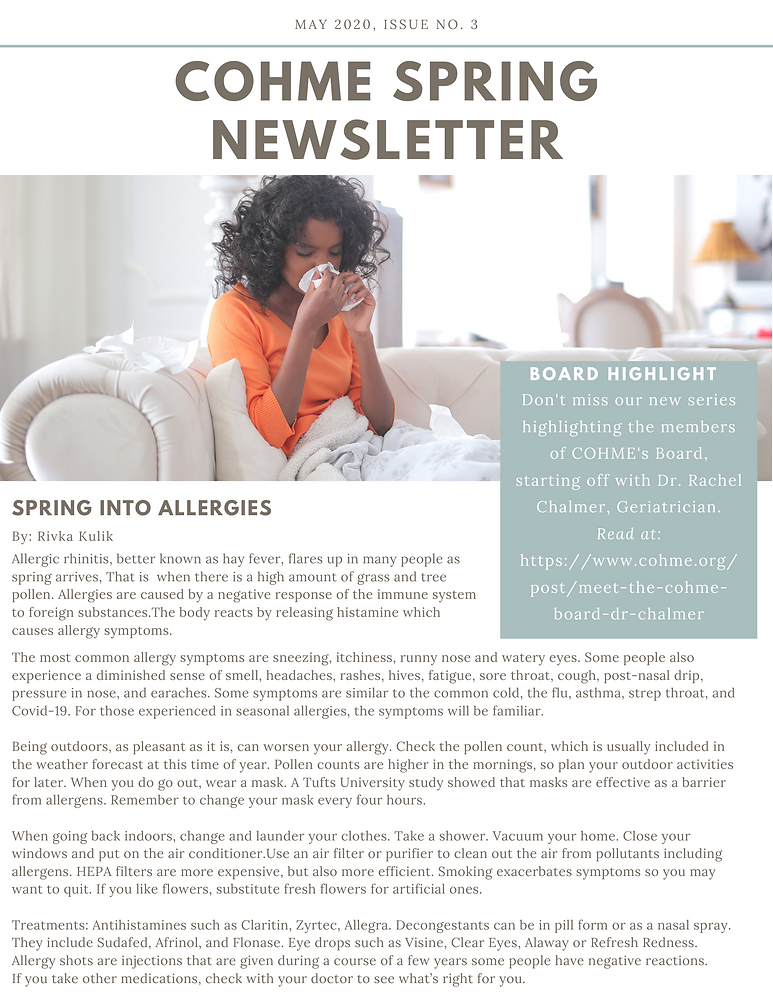 Spring Newsletter 2021